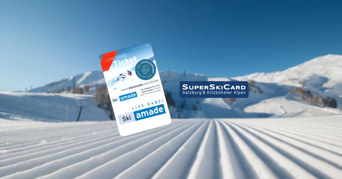Ski amade ALL-IN Cards und SuperSkiCard-Premium